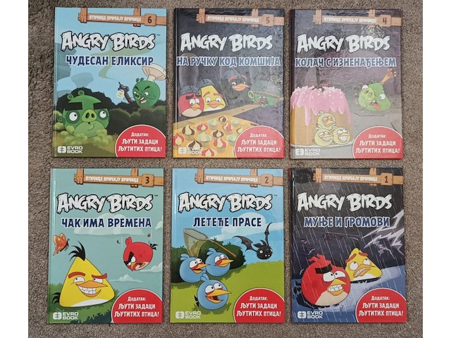 Angry Birds komplet 6 knjiga