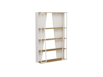 HANAH HOME Polica za knjige Lissa Bookshelf White