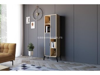 HOME LINE Polica za knjige Sorrento Sapphire Oak Anthracite