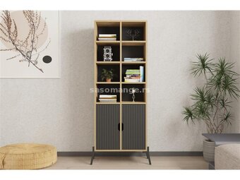 HOME LINE Polica za knjige Lido Sapphire Oak Anthracite