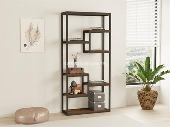 HOME LINE Polica za knjige Emina Walnut