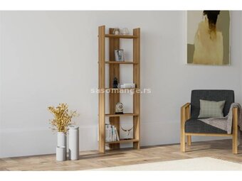 HOME LINE Polica za knjige Virba Walnut