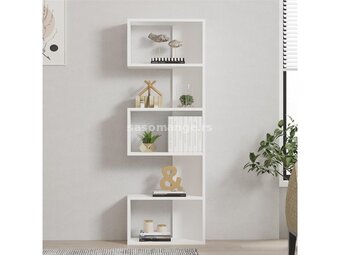 HOME LINE Polica za knjige Nebu White