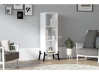 HOME LINE Polica za knjige Gordes White