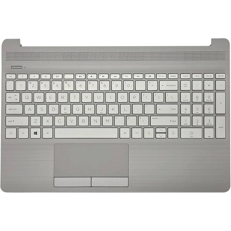 Palmrest (C Cover) sa tastaturom za laptop HP 250 255 256 G8 15S-DU 15-DW srebrni