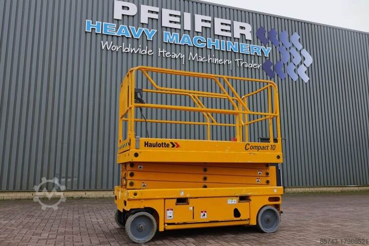 Podizanje makaza
Haulotte Compact 10 Electric, 10m Working Height, 450kg Cap