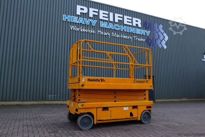 Podizanje makaza
Haulotte Compact 10 Electric, 10m Working Height, 450kg Cap