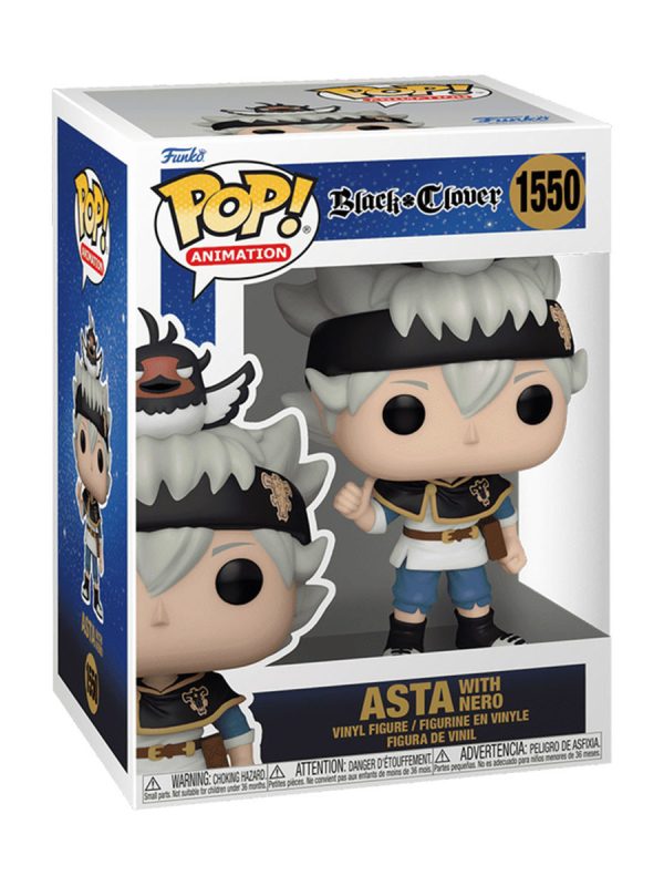 Bobble Figure Anime – Black Clover POP! – Asta with Nero 9cm