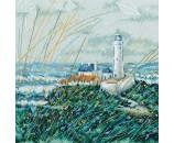 Cross-stitch kits `Stormy sea`, 25cm x 25cm, RTO