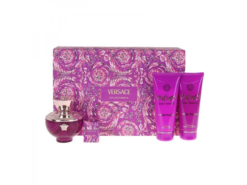 VERSACE DYLAN PURPLE 100EDP+100BL+100SG+5ml Zenski ORG.