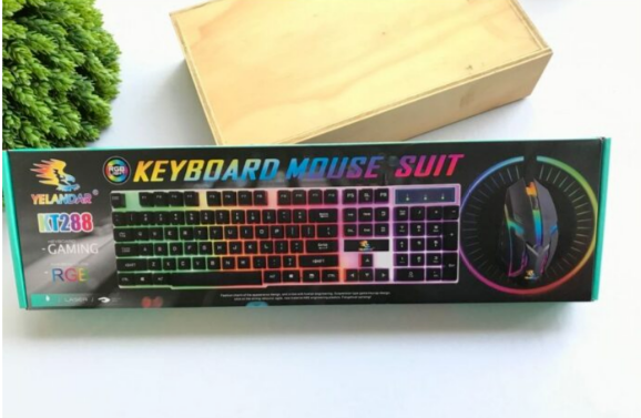 Komplet tastatura i miš JK-KT288 Membrane Lights