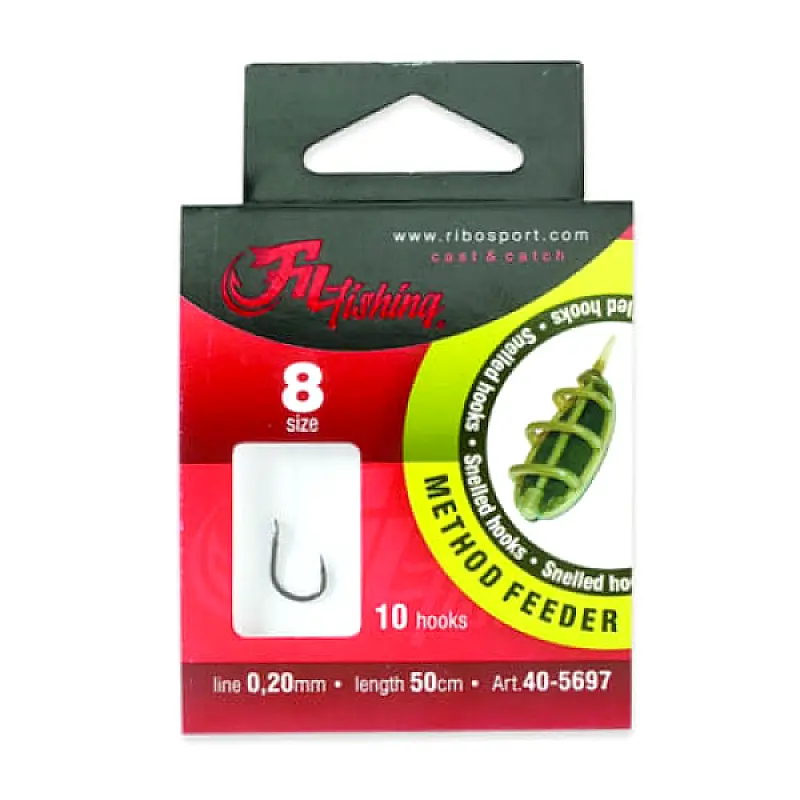 FIL FISHING SNELLED METHOD FEEDER 12 0,16mm 50cm (40-5710)