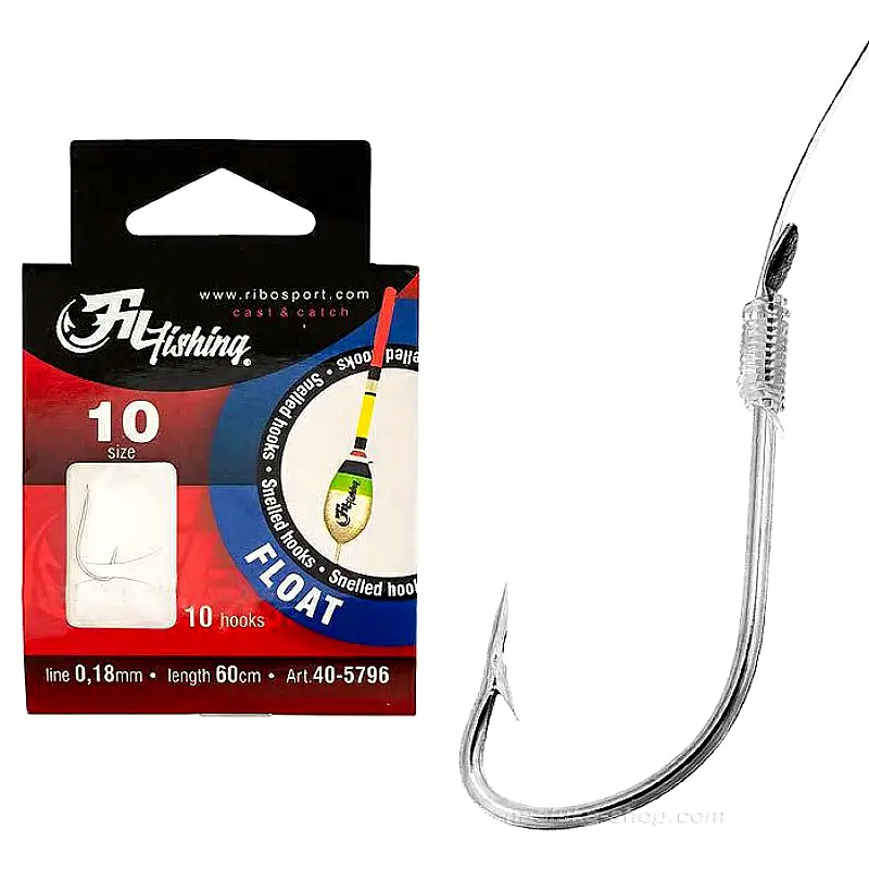 FIL FISHING SNELLED FLOAT 10 0,18mm 60cm (40-5796)