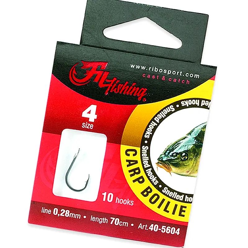 FIL FISHING SNELLED CARP BOILIE 2 0,30mm 70cm (40-5598)