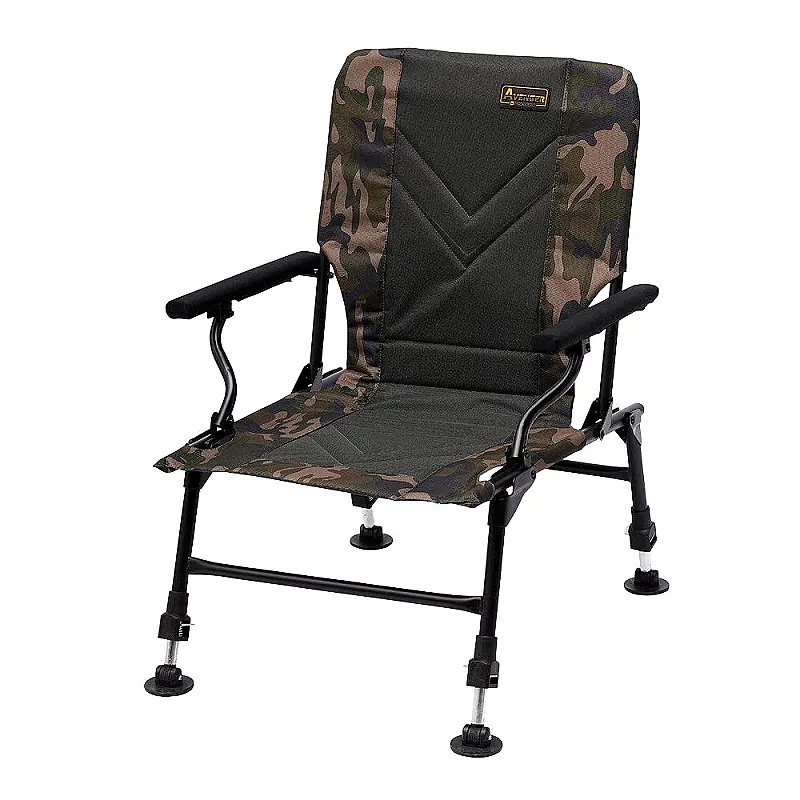 PROLOGIC AVENGER RELAX CAMO CHAIR ARMREST & COVERS 140KG (6PS 65047)