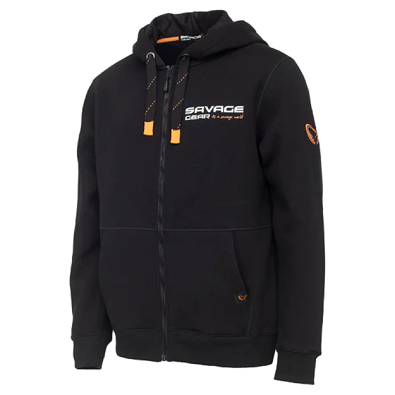 SAVAGE GEAR DUKSERICA SA KAPULJAČOM , URBAN ZIP, XL /BLACK INK (7SGD 73690)