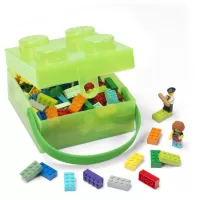 Lego® Kutija za užinu Prozirno zelena
