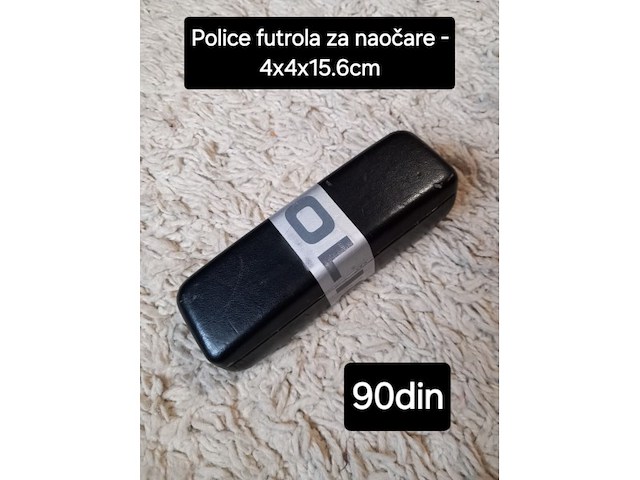 Police futrola za naočare crne boje