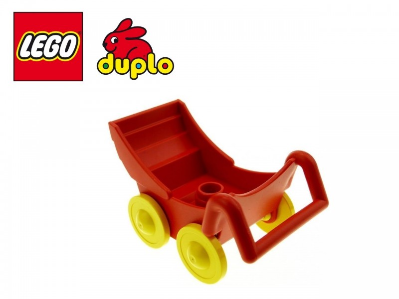 LEGO DUPLO kolica za bebu, crvena