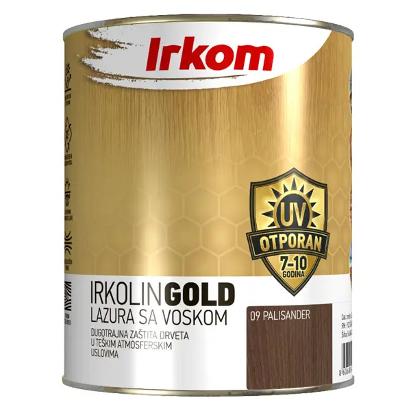 IRKOM Lazurni premaz Irkolin Gold Bezbojni 3l