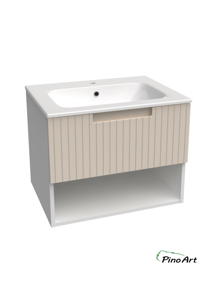 Lavabo sa ormarićem Pino Art Piedra Bež 1005 VER 60cm 1050