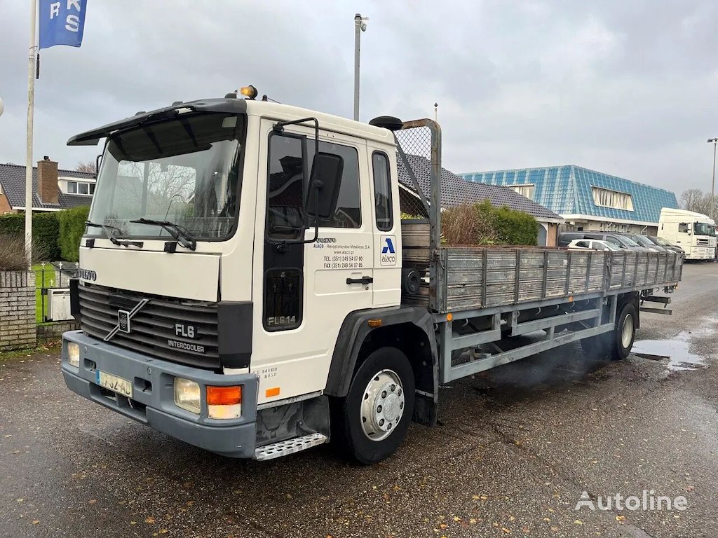 Volvo FL 614 FULL STEEL SUSPENSION MECHANIC ENGINE kamion s ravnom platformom