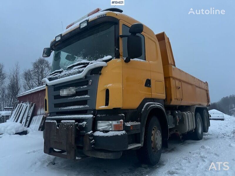 Scania R500 plow-rigged tipper truck WATCH VIDEO kiper