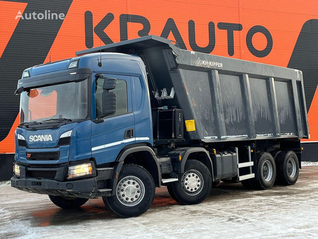 Scania P 410 8x4 EURO 3! / FULL STEEL / BIG AXLES kiper