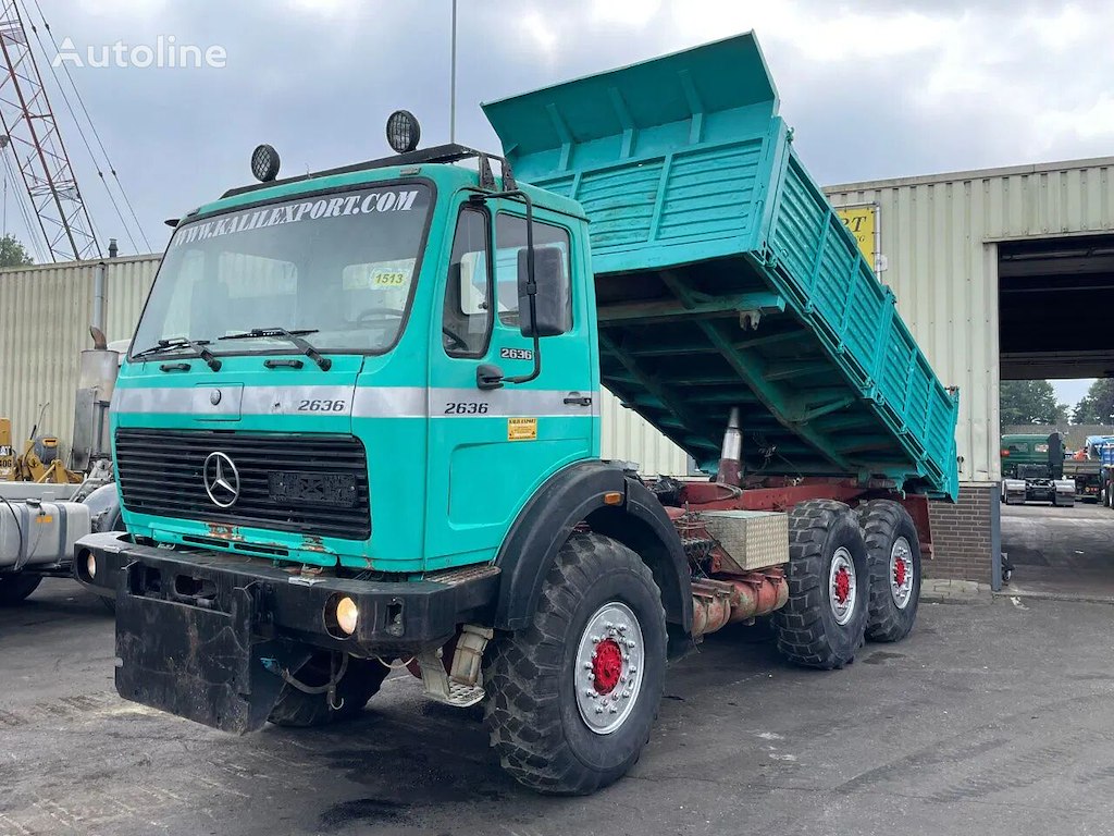 Mercedes-Benz 2636 Kipper 6x6 V10 ZF Full Steel Suspension Good Condition kiper