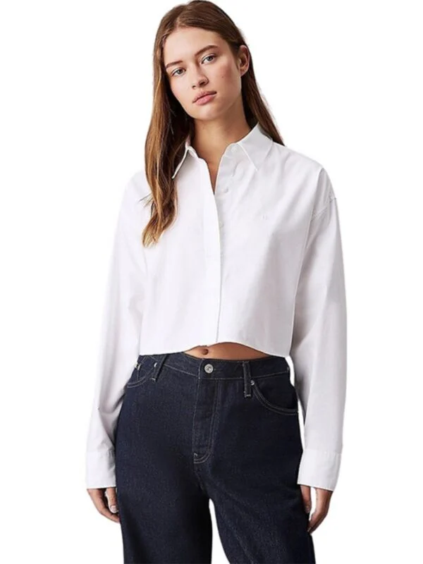 Calvin Klein - Cropped fit ženska košulja