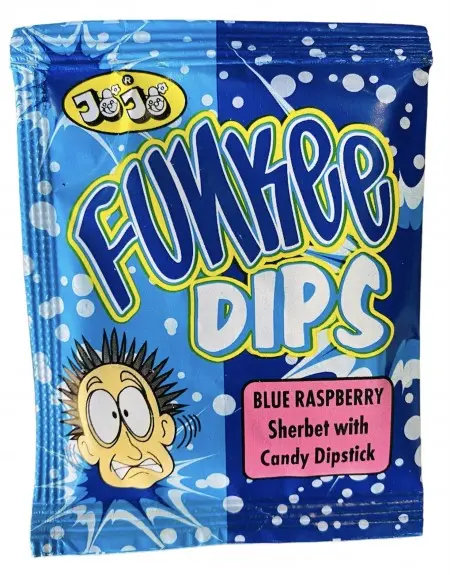 JOJO Funkee dips sa ukusom plave maline, 15g, 36 komada