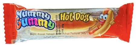 Yummy gummy Hot dog, 20g, 24 komada