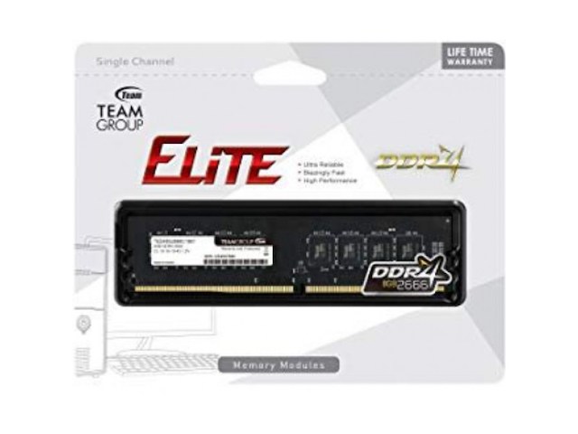 TeamGroup DDR4 * TEAM ELITE UD-D4 16GB 2666MHZ 1,2V 19-19-19-43 TED416G2666C1901 (2741)