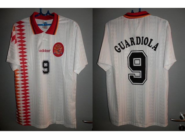 Španija dres (World Cup 1994) Guardiola 9 Espana Away