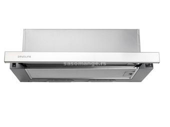 Davoline DELTA 060 GR/IX ugradni sivo telo inox front