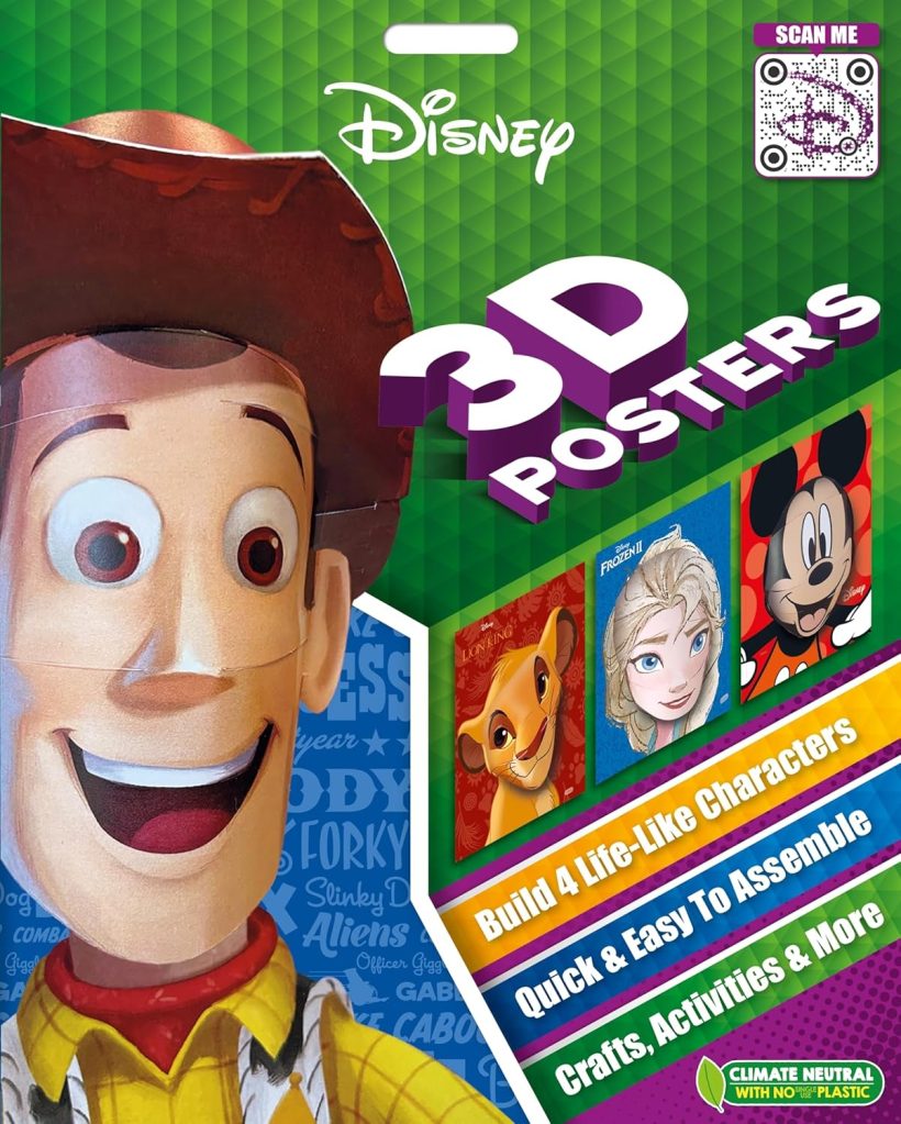 3D Posters: Disney and Pixar Characters