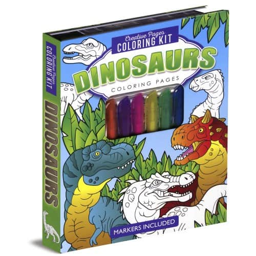 Creative Pages Coloring Kit: Dinosaurs