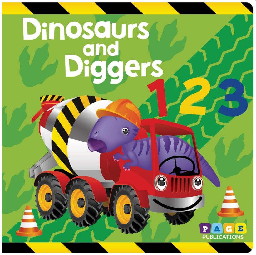 Dinosaurs and Diggers: 123 Toddlers Counting