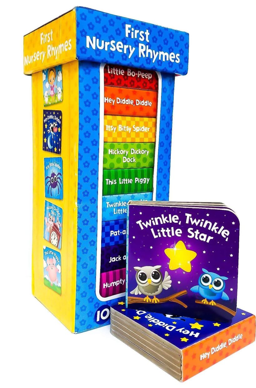 First Nursery Rhymes: 10 Book Tower