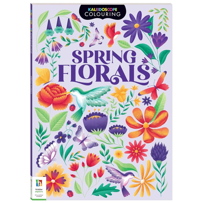 Kaleidoscope Colouring: Spring Florals