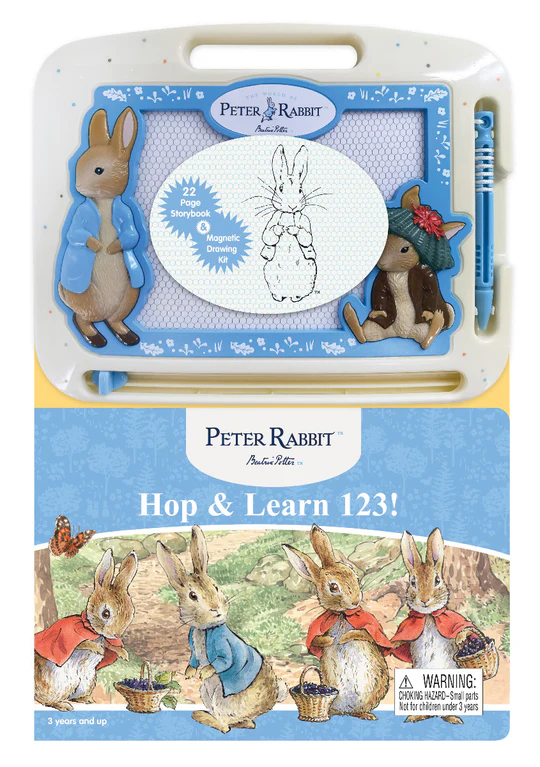 Peter Rabbit: Hop & Learn 123! Magnetic Drawing Kit