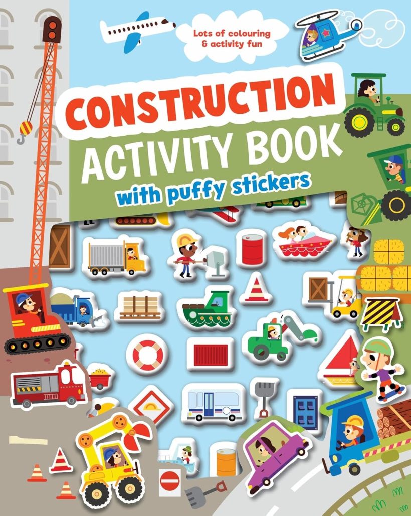 Puffy Sticker Book: Construction