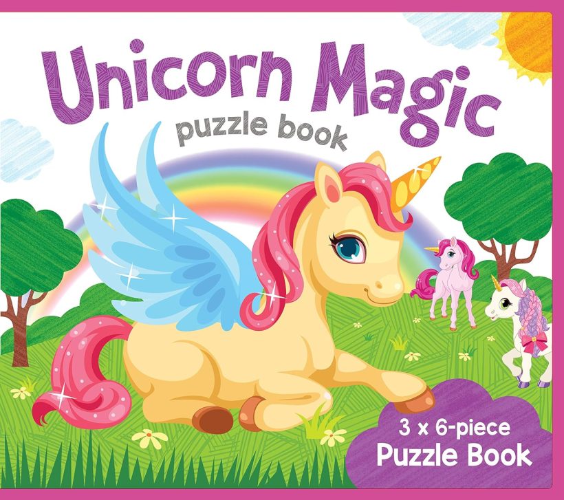 Unicorn Magic Puzzle Book