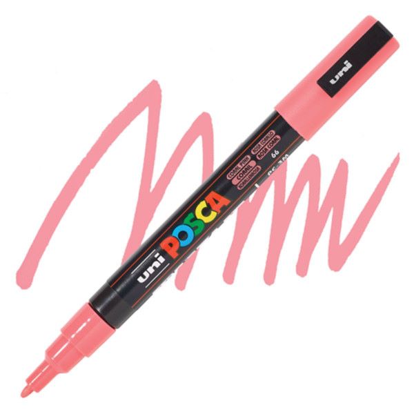 POSCA UNI MARKER PC-3M ROZE KORALNO 66 (CORAL PINK) POSCA