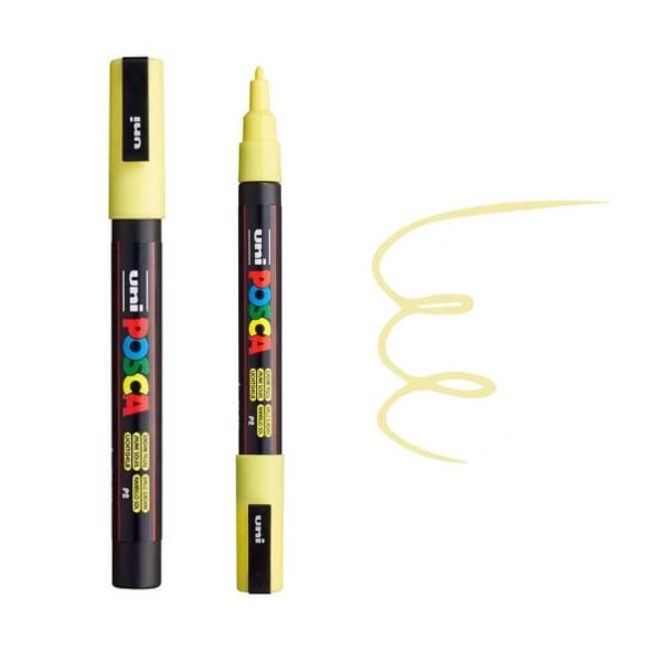 POSCA UNI MARKER PC-3M SUNCANO ZUTI /0.9-1.3MM