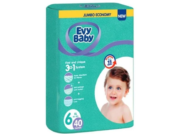 EvyBaby Pelene Jumbo 6XL 16+kg 3u1
