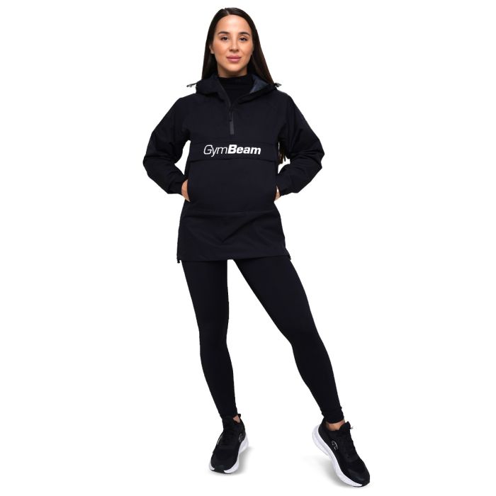 Ženska jakna za kišu Smock Black - GymBeam