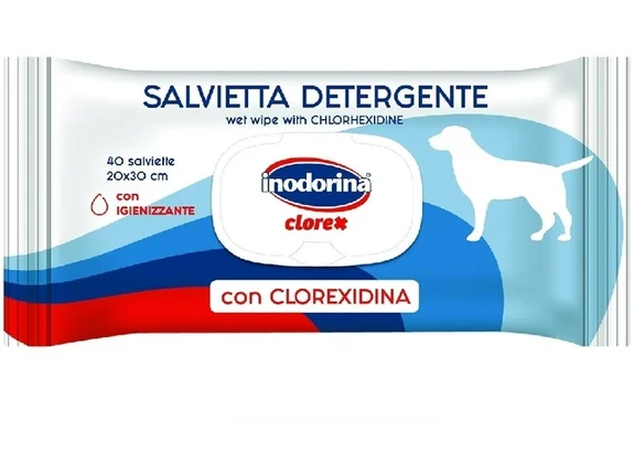 Inodorina Chlorhexidine vlažne maramice White Musk 40kom