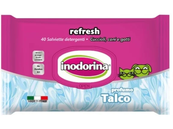 InodorinaRefresh vlažne maramice Talco 40kom
