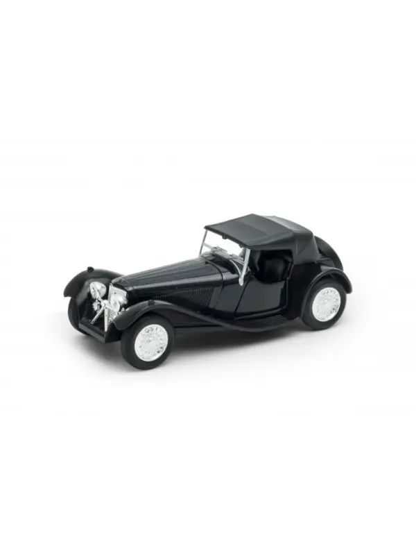 WELLY Oldtajmer 1:34-40 JAGUAR SS 100 Crni